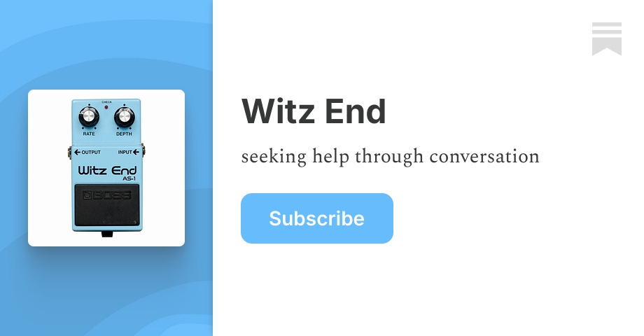 Witz End | Ari Sadowitz | Substack