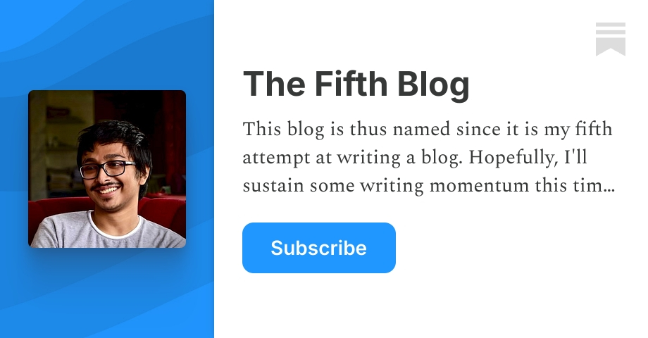 The Fifth Blog | Aritra Chakraborty | Substack