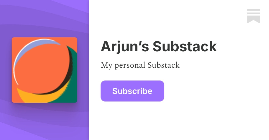 Arjun’s Substack | Arjun Malhotra | Substack