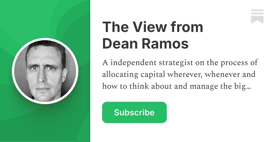 The View from Dean Ramos | Substack