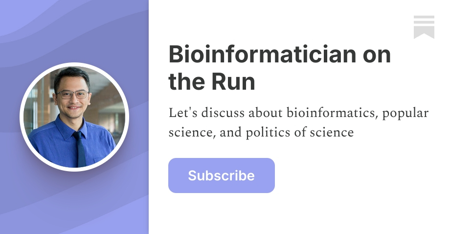 Bioinformatician on the Run | Arli AP | Substack
