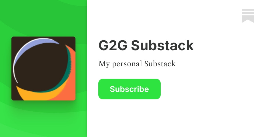 G2G Substack | G2G Bet | Substack