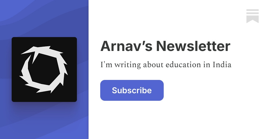Arnav’s Newsletter | Arnav Bansal | Substack