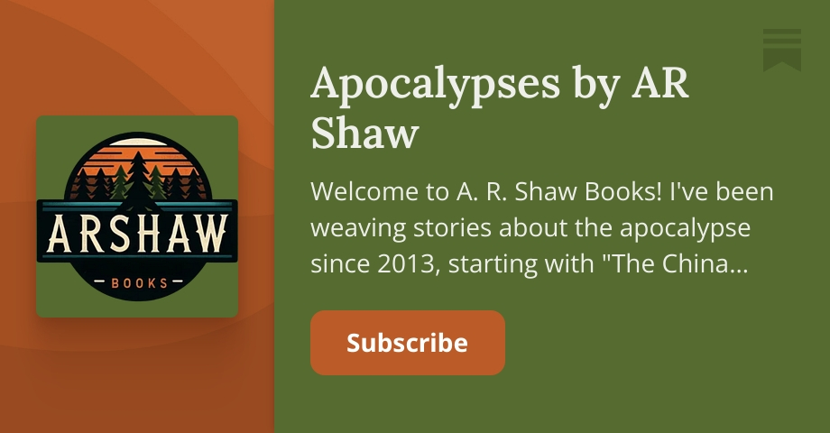 Stories by Author A. R. Shaw | AR Shaw | Substack