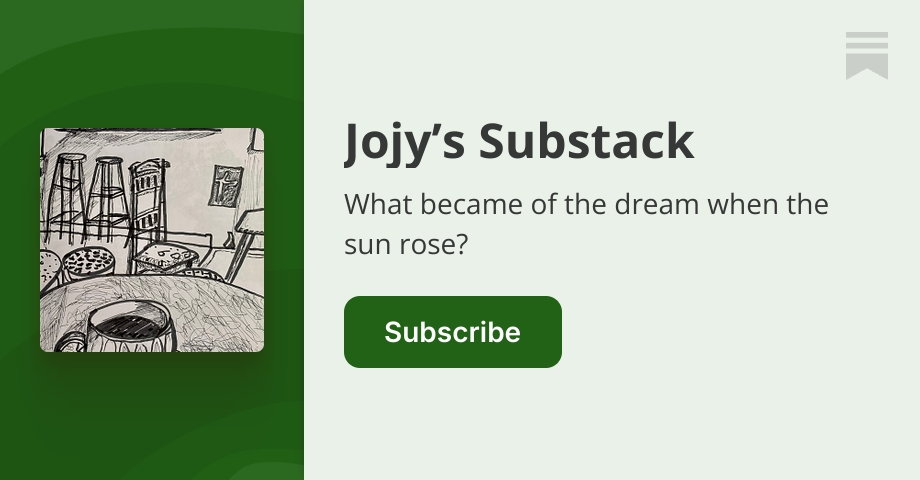 Jojy’s Substack | Substack
