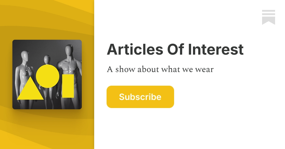 Articles Of Interest | Substack