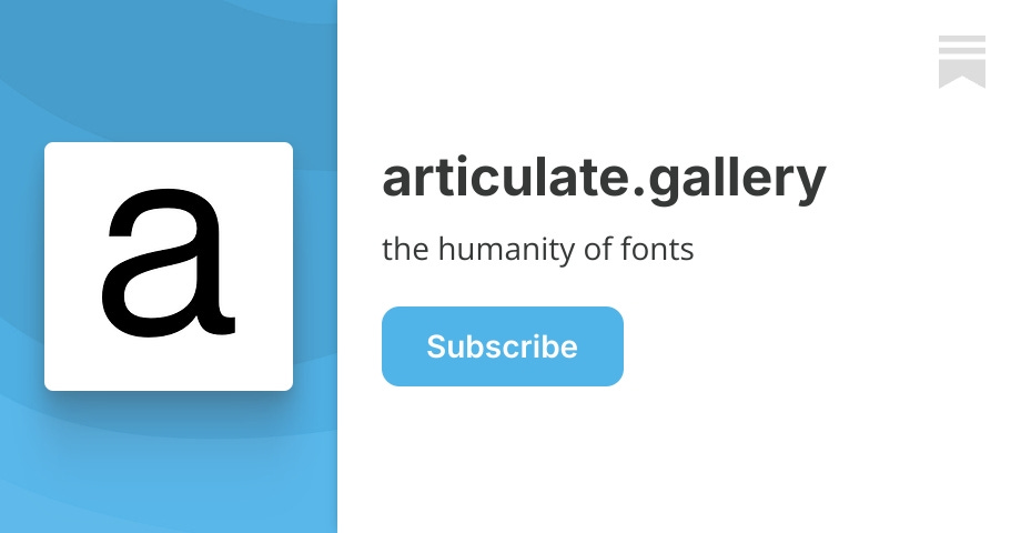 articulate.gallery | Harry Shapiro | Substack