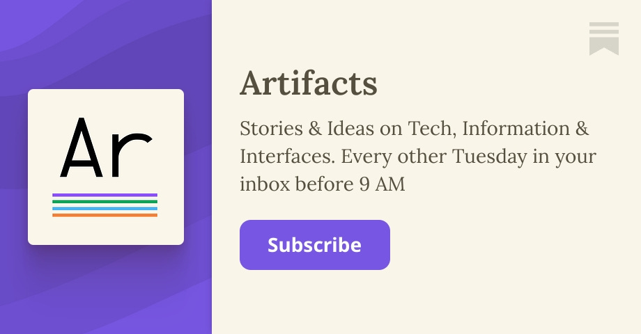 Artifacts | Lorenzo Ancona | Substack