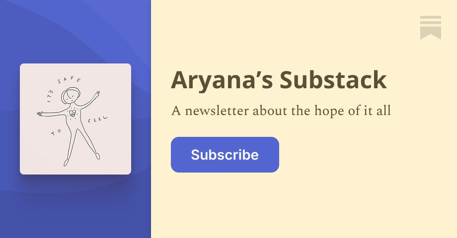Aryana’s Substack | Aryana Vega | Substack