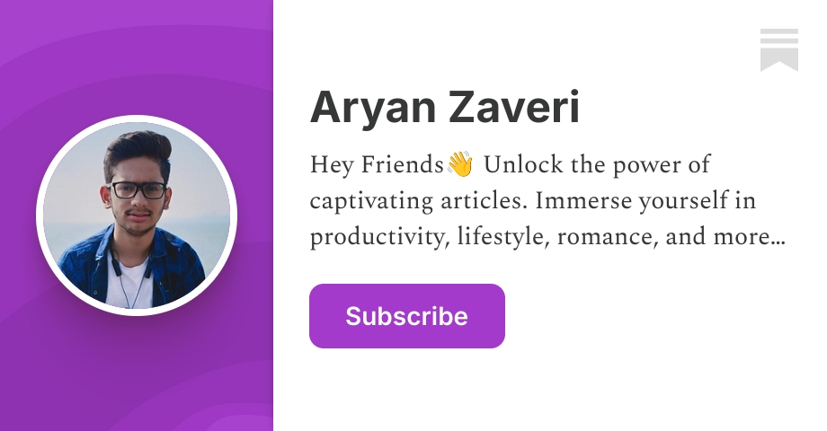 Aryan Zaveri | Substack