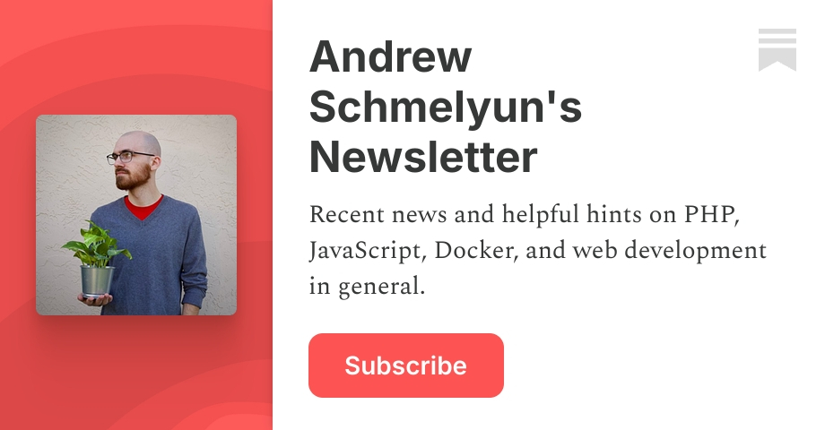 Andrew Schmelyun's Newsletter | Substack