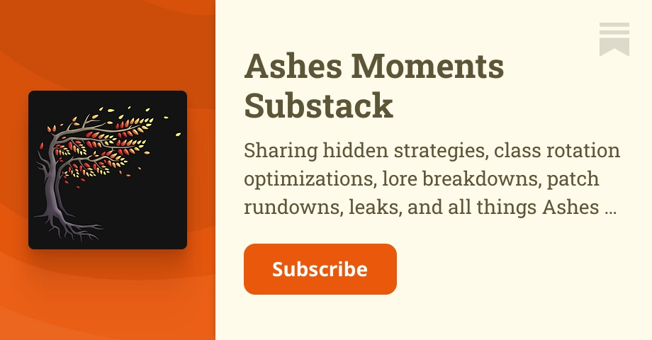 Ashes Moments Substack | Substack