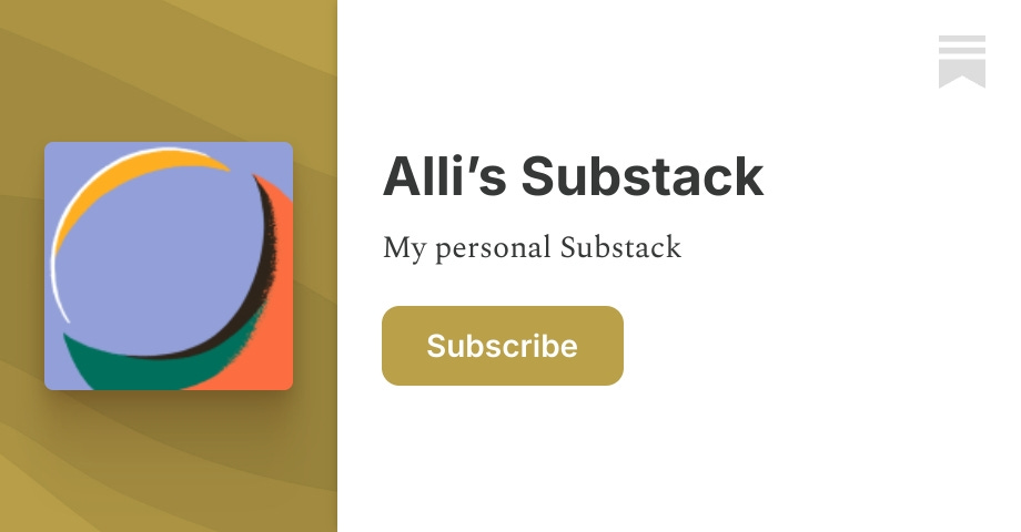 Alli’s Substack | Substack
