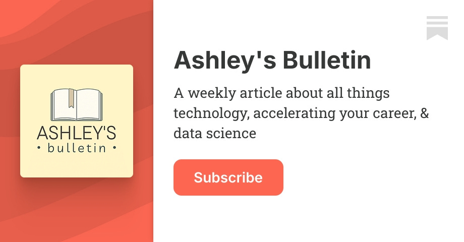 Ashley's Bulletin | Ashley Ha | Substack