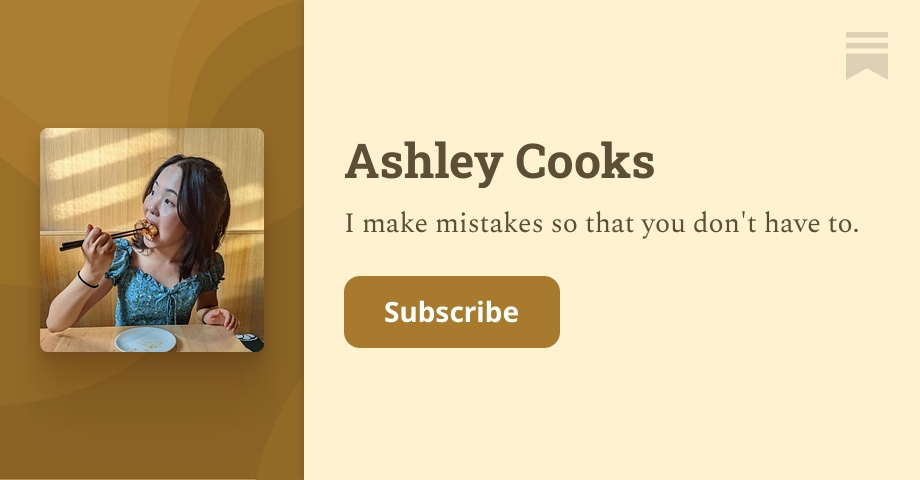 Ashley Cooks | Substack