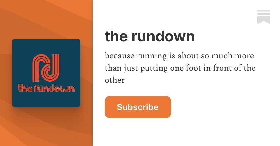 the rundown | Ashley Mateo | Substack