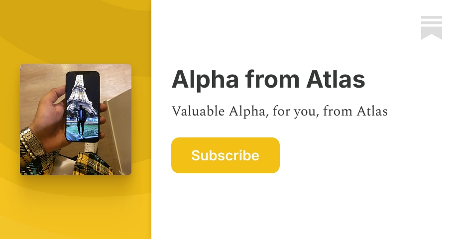 Alpha from Atlas | Substack