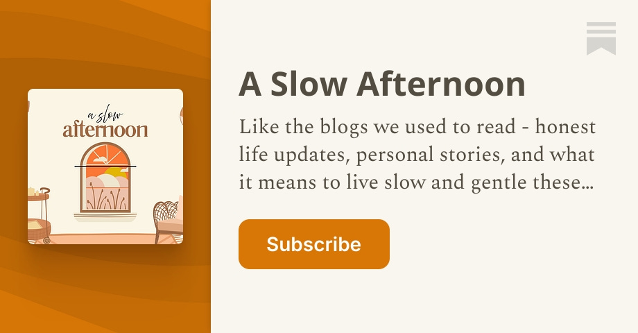 A Slow Afternoon | Shehzeen Rehman | Substack