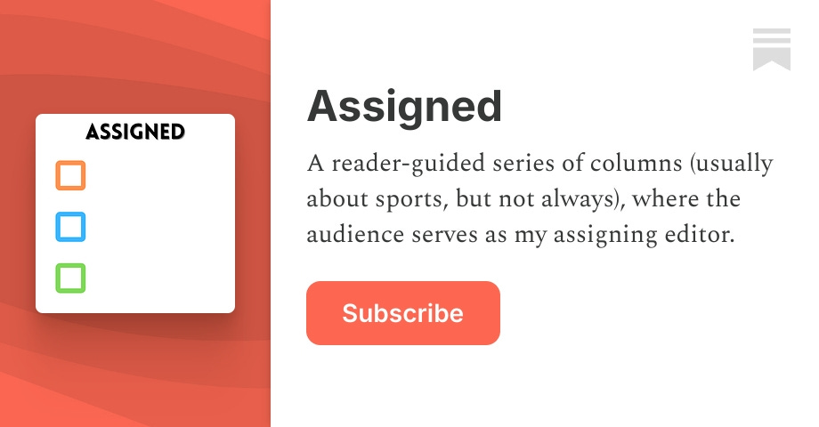 Assigned | Ryan Nanni | Substack