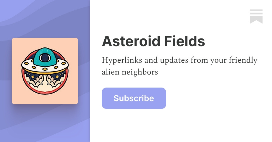 Asteroid Fields | Ryan Selvy | Substack