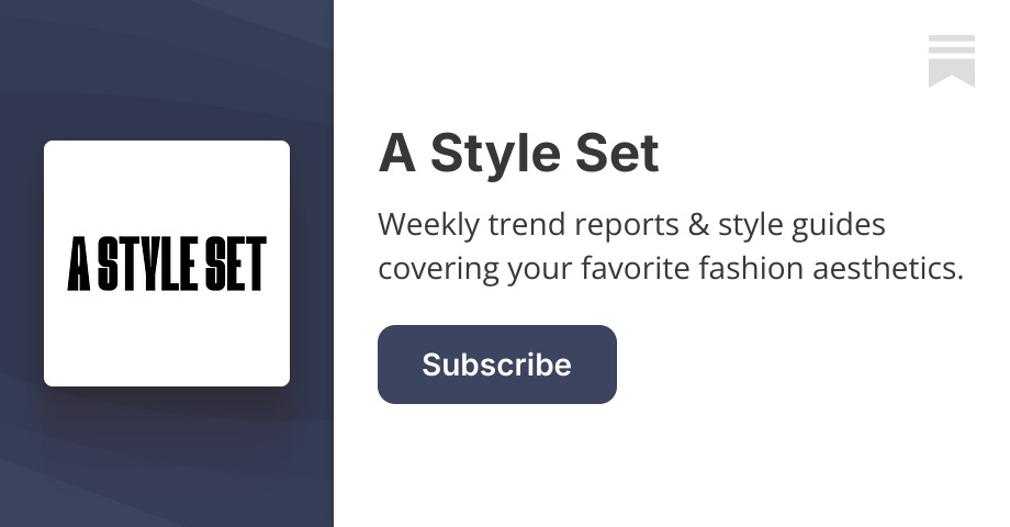 A Style Set | Erin Eagle | Substack