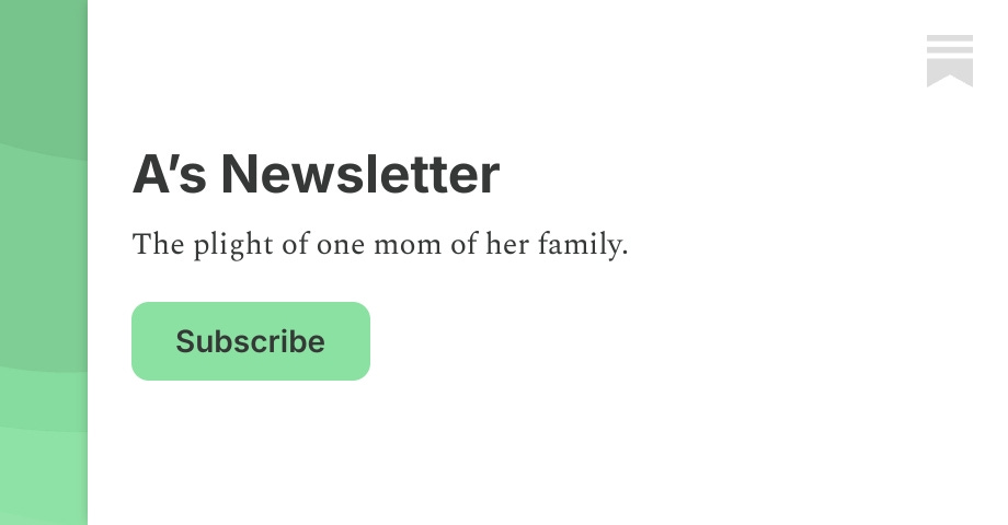 A’s Newsletter | A Tanner | Substack