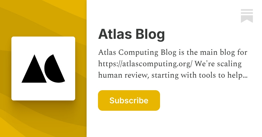Atlas Blog | Atlas Computing | Substack