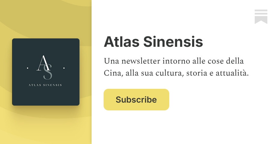 Atlas Sinensis | Aurelio Porfiri | Substack