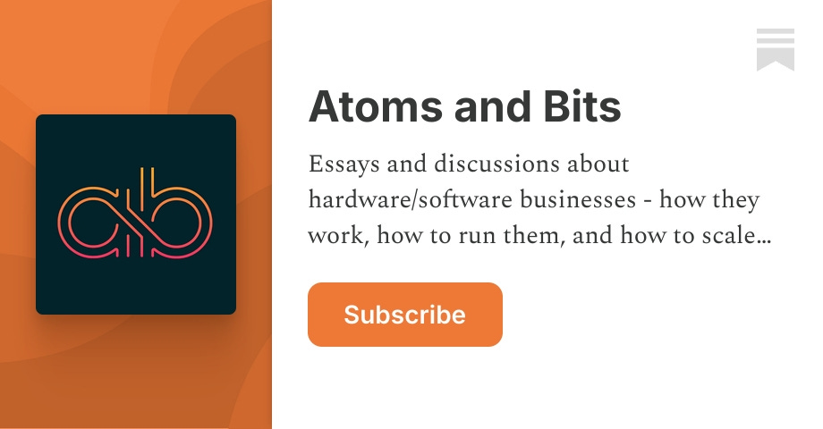 Atoms and Bits | Zach Supalla | Substack