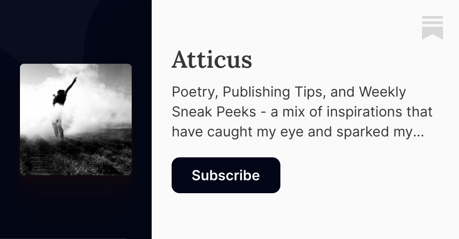 Atticus Poetry | Substack