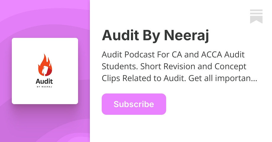 🎙️ Audit by Neeraj | Neeraj Arora | Substack