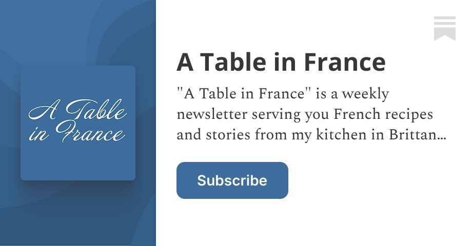 A Table in France | Audrey Le Goff | Substack