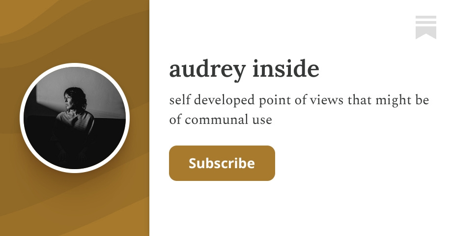 audrey inside | Audrey O'Brien | Substack