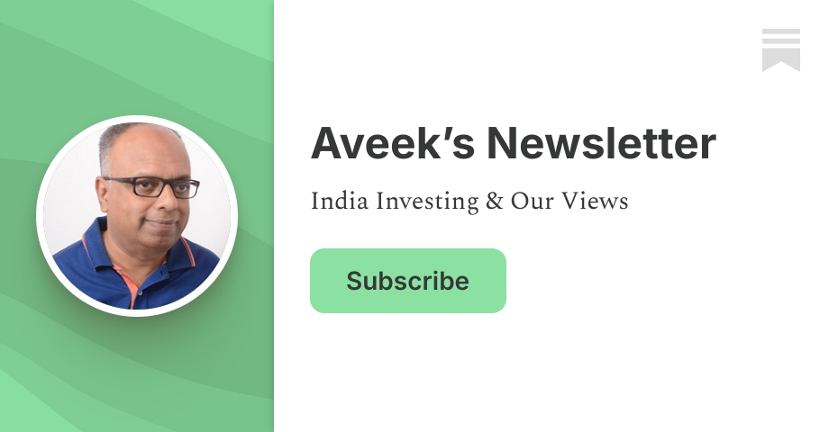 Aveek’s Newsletter | Aveek Mitra | Substack
