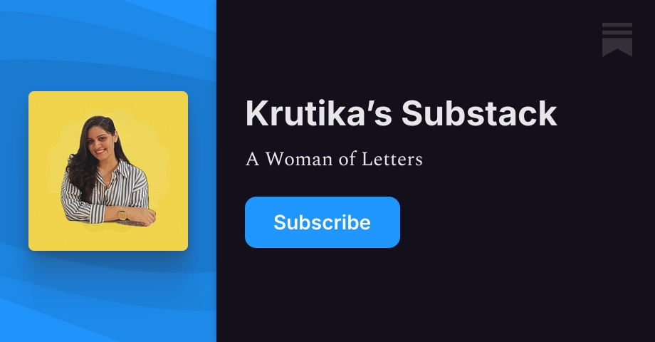 Krutika’s Substack | Substack