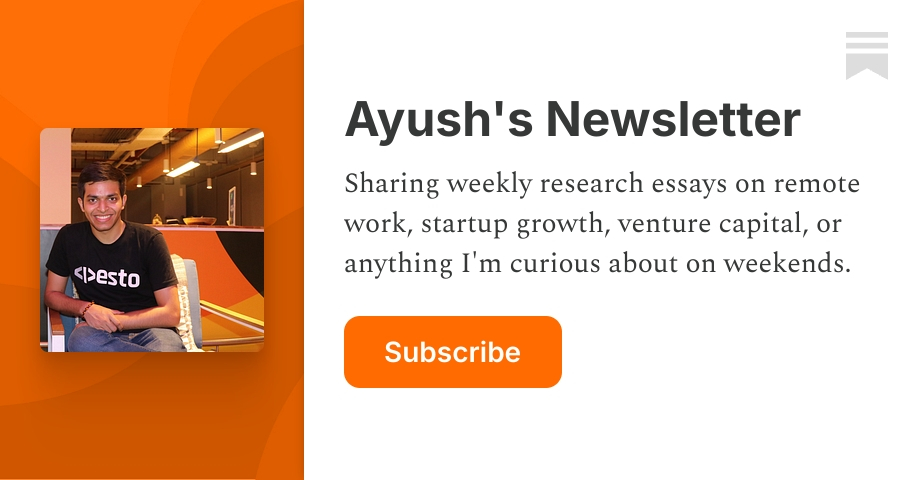 Ayush's Newsletter | Ayush Jaiswal | Substack
