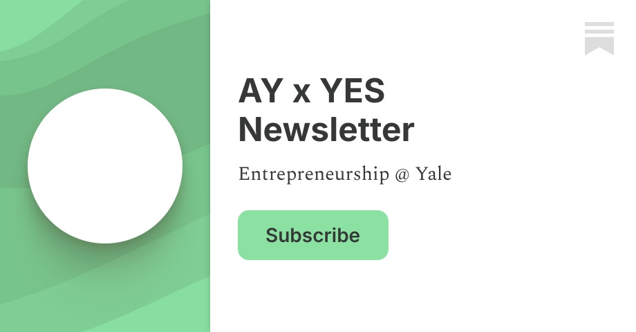 AY x YES Newsletter | Substack