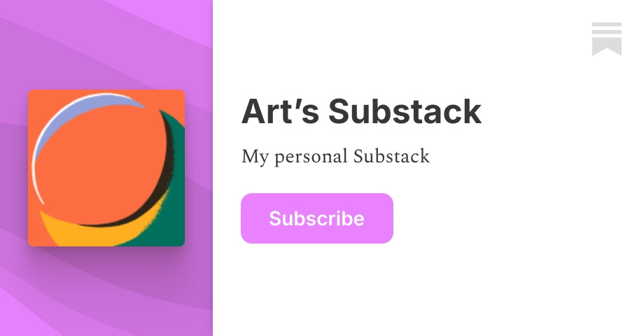 Art’s Substack | Substack