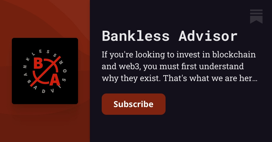 Bankless Advisor | Anthony Garrett | Substack