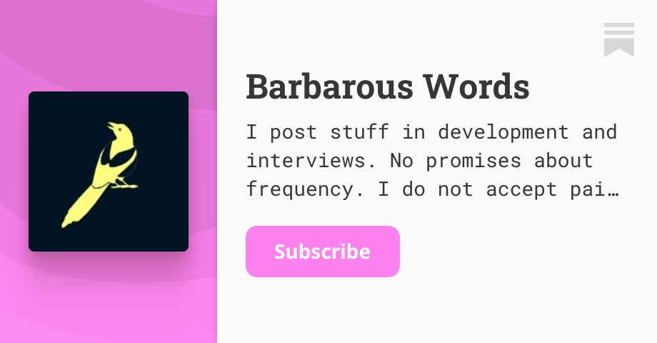 Barbarous Words | Alan Chapman | Substack