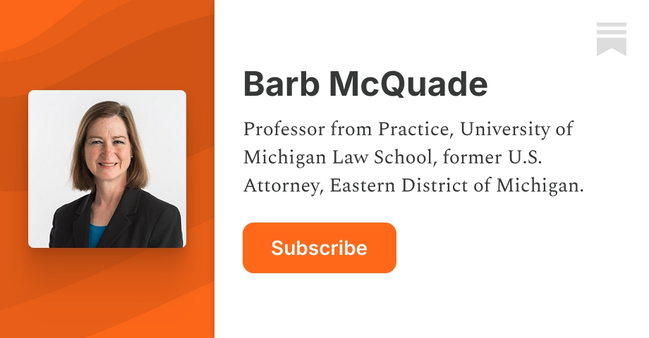 Barb McQuade | Substack