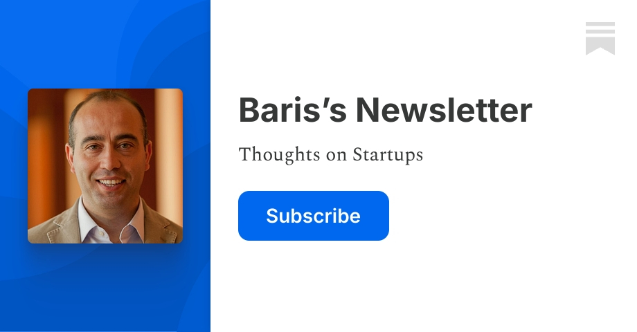 Baris’s Newsletter | Baris Aksoy ☁️📱🤖🚗🛰 | Substack