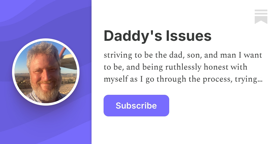 Daddy's Issues | Barnaby Cox | Substack