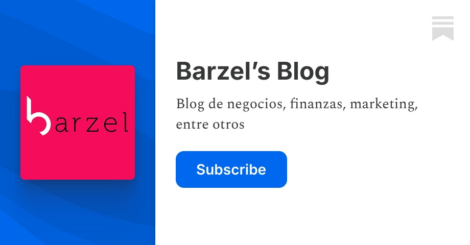 Barzel’s Blog | Barzel Development | Substack