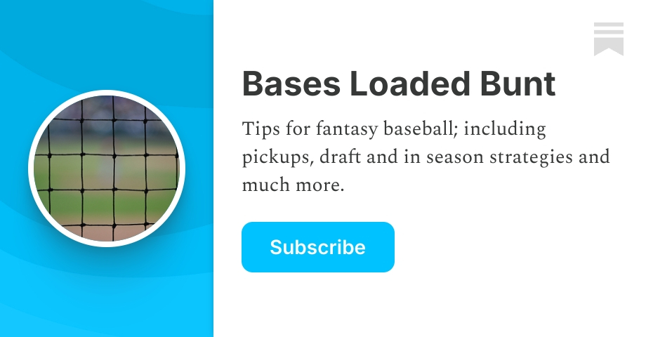 Bases Loaded Bunt | John Davidson | Substack