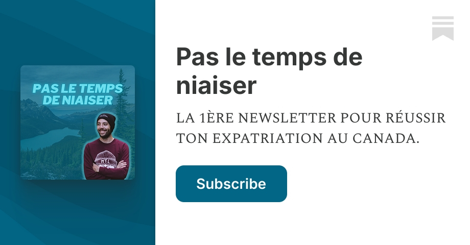 Pas le temps de niaiser | Bastien Planchat | Substack