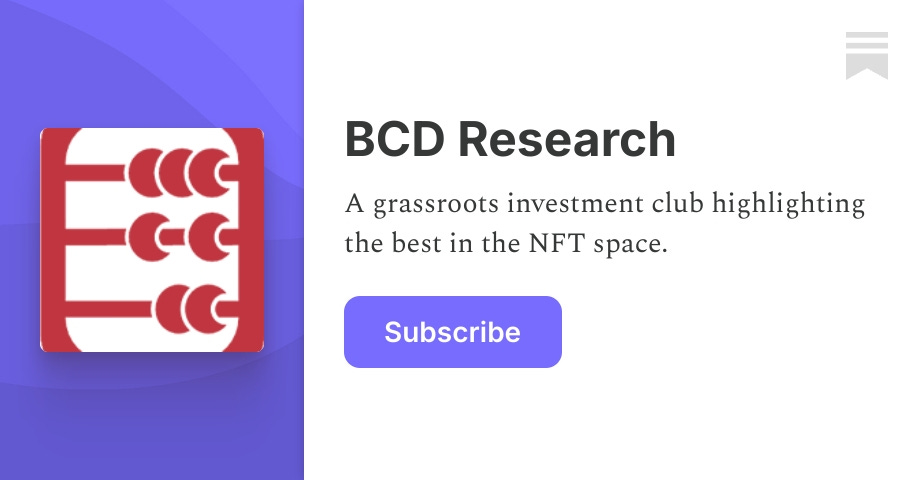 BCD Research | Bean Counters DAO | Substack