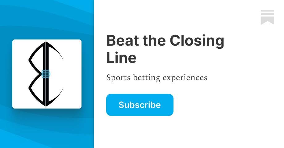 Beat the Closing Line | Fabian Sommer | Substack