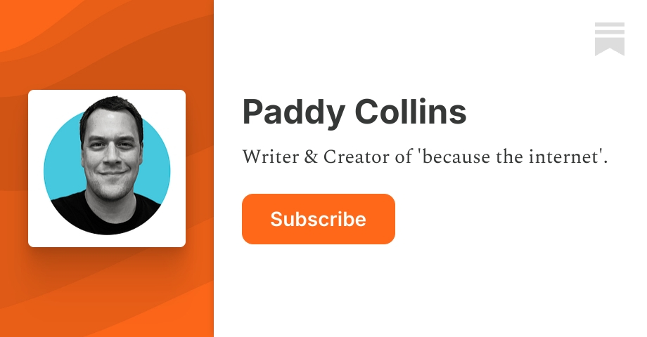 because the internet | Paddy Collins | Substack