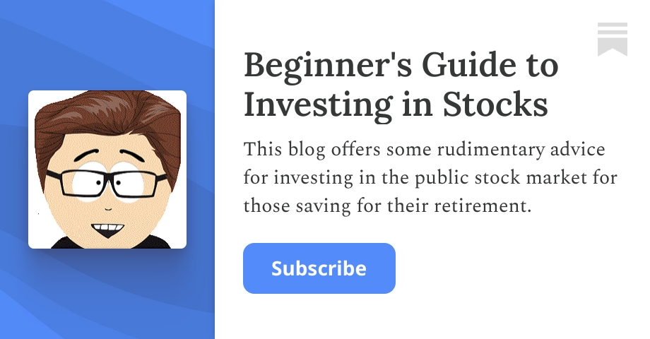 Beginner's Guide to Investing in Stocks | Robert F Brost | Substack